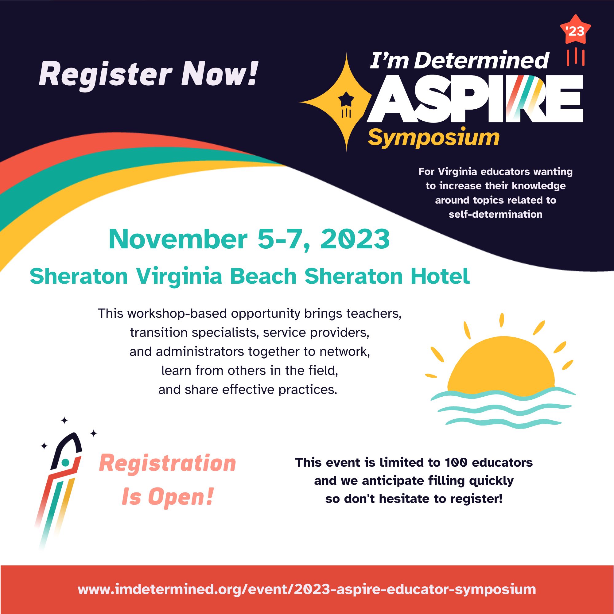2023 Aspire: Educator Symposium - I'm Determined